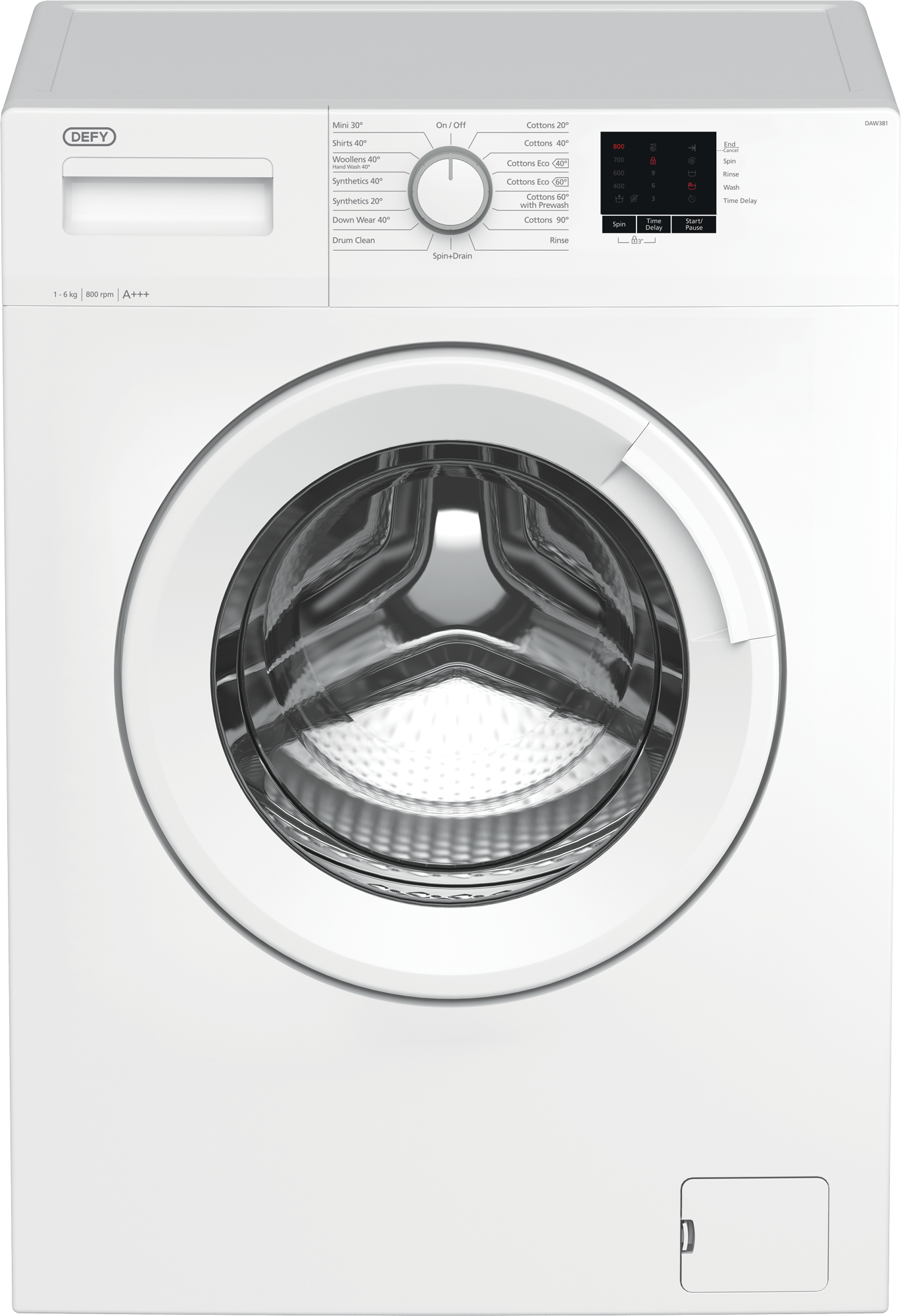 DAW381 | Freestanding Washing Machines (Front-Loading) | DEFY