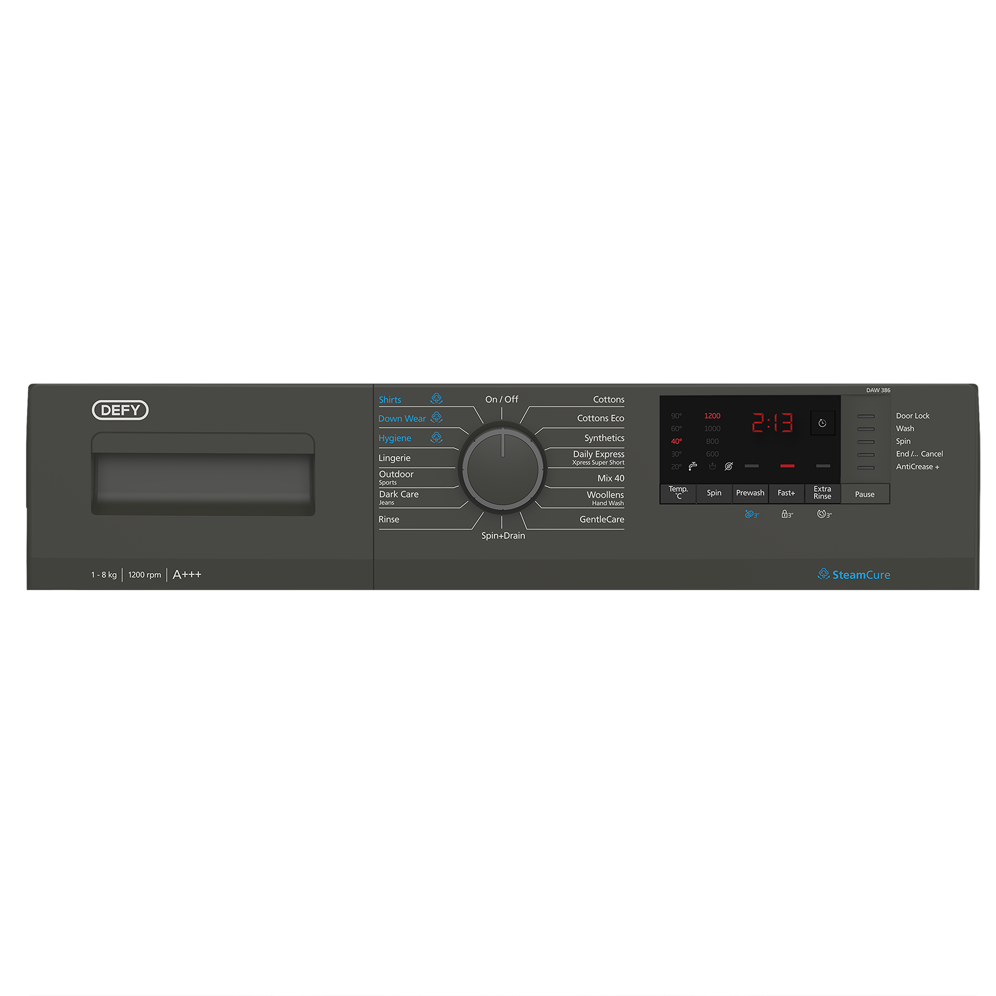 DAW386 | Freestanding Washing Machines (Front-Loading) | DEFY