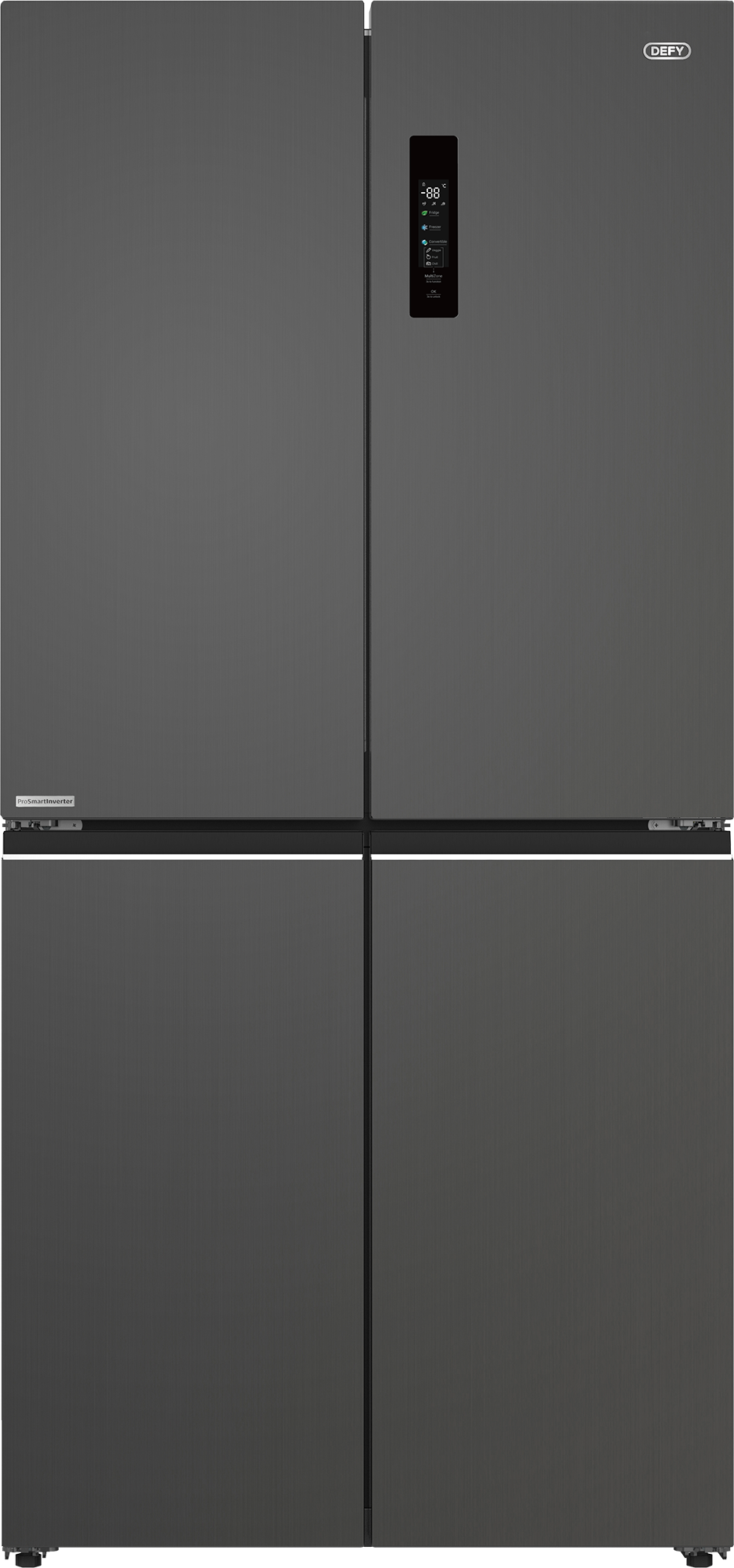DFF590 | Defy 601LPremium 4D Multi Door Dark Inox | DEFY